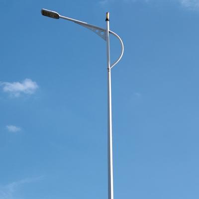 China Customizable Street Light Pole Design with Hot-Dip Galvanized Steel Material Perfect for Outdoor Lighting Projects for sale