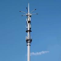 China High performance ASTM A572 GR65 Steel Telecommunication Post for sale