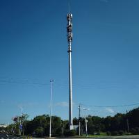 China Custom Designed Telecom Poles With Wind Pressure Calculation And Steel Structure Analysis for sale