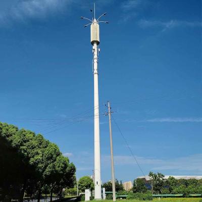 China Customized Radome Antenna Communication Pole Hot Dip Galvanized for sale