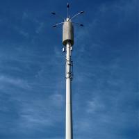 China Telecommunication Pole / Monopole Shape Conical Round Polygonal Octagonal Dodecagonal Hexadecagonal Tubular Tapered for sale