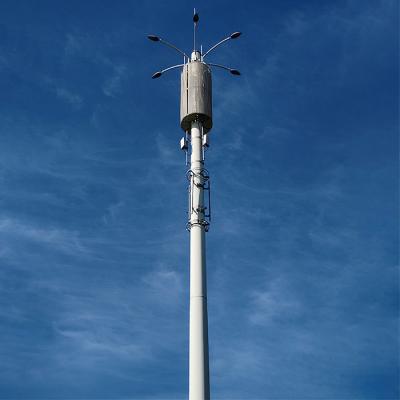 China Telecommunication Pole / Monopole Shape Conical Round Polygonal Octagonal Dodecagonal Hexadecagonal Tubular Tapered for sale