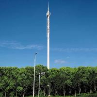 China Hot Dip Galvanized Telecommunication Post With Customizable Height And Wind Design for sale