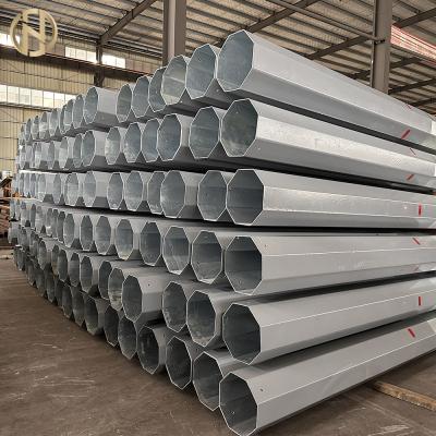 China Octagonal Power Poles for Low and Medium Voltage Lines Metallic Poles Electrical Equipment Supplies for sale