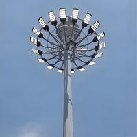 China Hot Dip Galvanized High Mast pole Stadium Lighting Pole for sale