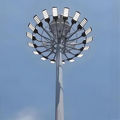 China Hot Dip Galvanized High Mast pole Stadium Lighting Pole for sale