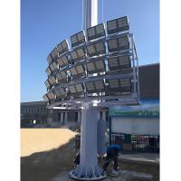 China Hot Dip Galvanized High Mast Poles Stadium Lighting Pole Tubular Steel Pole for sale