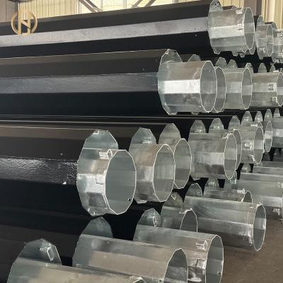 China 9M-30M Galvanized Steel Electric Pole 110Kv Power Transmission Steel Tubular Towers & Accessories for sale