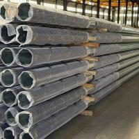 China FUTAO Steel Tubular Pillar 110kV Electrical Equipment Metallic Poles Hot Dip Galvanized Durable Resistant to Wind 200 km/h for sale