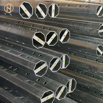 China FUTAO Galvanized Steel Transmission Line Tower & Self-Supporting Tubular Pole for Power Distribution for sale