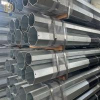 China Customized Galvanized Steel Tubular Pole Polygonal Electric Transmission Line Pole for Power Distribution for sale