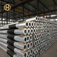 China High-Strength Octagonal Steel Power Poles – Conical Baseplate Design for Stable Electrical Support for sale