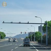 China ‌High-Strength Hot-Dip Galvanized Traffic Signal Poles - Customizable Steel Masts, Corrosion-Resistant for sale