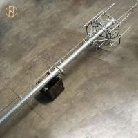 China HDG Steel EN1090 CE Certificated 4G 5G Telecommunication Monopole Pole for Mobile Cell Tower Antenna Mast for sale