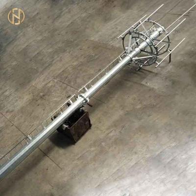 China HDG Steel EN1090 CE Certificated 4G 5G Telecommunication Monopole Pole for Mobile Cell Tower Antenna Mast for sale