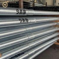 China 7M Galvanized Mild Steel Monopole, FUTAO Swaged Tubular Pole for Electric Power Transmission for sale
