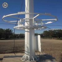 China 25M-45M Automatic Raising & Lowering High Mast Light Tower: Galvanized Tubular Steel Pole with Winch System for Airports and Stadiums for sale