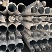 China 9m 12m Hot Dip Galvanized Swaged Steel Pole, Q235 Q345 Round Circular Electric Power Distribution Transmission Utility Pole for sale