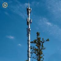 China Galvanized 5G Communication Steel Pole for Outdoor Telecom Tower | Custom Monopole Cell Antenna Mast from China Manufacturer for sale