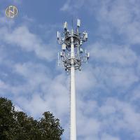China Galvanized 5G Communication Steel Pole for Outdoor Telecom Tower | Custom Monopole Cell Antenna Mast from China Manufacturer for sale