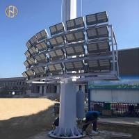 China FUTAO Source Factory Galvanized 20m 30m High Mast Pole with Motorized Lift System Multi-head LED Light for Football Tennis Stadium Global Export for sale