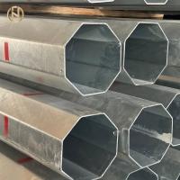 China 10m-12m 11KV-33KV Hot Dip Galvanized Steel Electrical Pole – Reliable Power Distribution Solution for Southeast Asia for sale