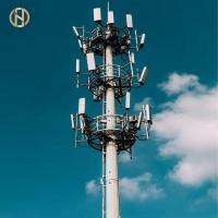 China Hot‑Dip Galvanized Telecommunication Steel Pole – TIA/EIA‑222 Compliant, 20‑50m for 4G/5G Base Stations for sale