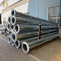 China 30m Round Conical High Mast Light Pole – 160km/h Typhoon Resistant with Raising & Lowering System (Q235B / Q355B Options) for sale