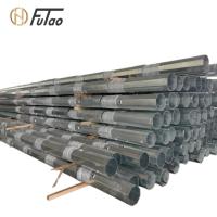 China 9m 11kV Hot Dip Galvanized Steel Electrical Pole – Q235B / Q355B Octagonal Utility Pole for Urban & Rural Power Distribution for sale