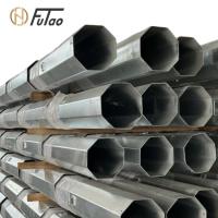 China 9m 11kV Hot Dip Galvanized Steel Electrical Pole – Q235B / Q355B Octagonal Utility Pole for Urban & Rural Power Distribution for sale