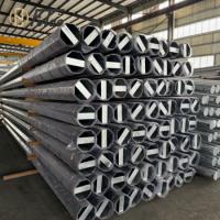 China 11m 11kV-33kV Hot Dip Galvanized Steel Electrical Pole – Q235B / Q355B Octagonal Utility Pole for Medium-Voltage Overhead Lines for sale
