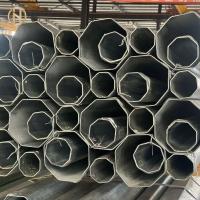 China Custom 9m-12m Octagonal Steel Utility Pole, ASTM A123 Hot Dip Galvanized, 200-800daN Slip Joint for Power Line for sale
