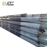 China 33kV/66kV Q355B HDG Octagonal Steel Utility Pole, 30FT/40FT Slip-Jointed Monopole for Overhead Power Lines, ISO 1461 for sale