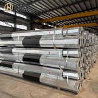 China 33kV/66kV Q355B HDG Octagonal Steel Utility Pole, 30FT/40FT Slip-Jointed Monopole for Overhead Power Lines, ISO 1461 for sale