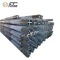 China 33kV/66kV Q355B HDG Octagonal Steel Utility Pole, 30FT/40FT Slip-Jointed Monopole for Overhead Power Lines, ISO 1461 for sale