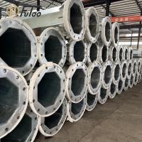 China 25m Fixed High Mast Light Pole | Octagonal Hot-Dip Galvanized Q235B/Q355B Steel | Non-Lifting for Road, Stadium, Seaport for sale