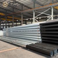 China 9m 10m (30ft 33ft) Steel Utility Pole 11kV 22kV (IEC 60038) Power Distribution Pole | Hot Dip Galvanized ASTM A123 | Q355B/A572 Gr.50 for sale