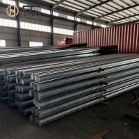 China 9m 10m (30ft 33ft) Steel Utility Pole 11kV 22kV (IEC 60038) Power Distribution Pole | Hot Dip Galvanized ASTM A123 | Q355B/A572 Gr.50 for sale