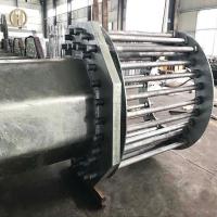 China 29.63 m 97FT Octagonal Steel Pole with Four-Section Slip-Joint Design and Base Flange for sale