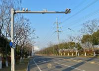China SGS Q345 8M Telescopic Cctv Pole L Type RAL Standard Color for sale