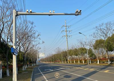 China SGS Q345 8M Telescopic Cctv Pole L Type RAL Standard Color for sale