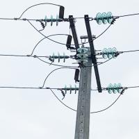 China Octagon Utility Pole Cross Arms 11KV 33KV Hot Dip Galvanization Surface Treatment for sale