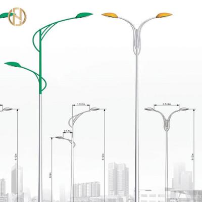 China Custom 12M Galvanized Light Pole Anti Corrosion for sale