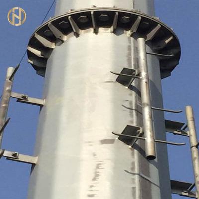 China 80FT 90FT 100FT 120FT Telecommunication Post Green Color Powder Coated for sale