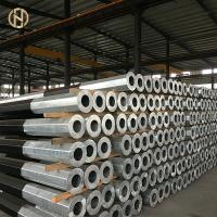 China Customized Color Electrical Power Pole 12m 500daN Hot Dip Galvanized Surface for sale