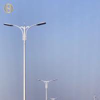 China Ground Mounted 3m 6m 8m 12m Customized Hot Dip Galvanized Octagonal Outdoor Lamp Post for Street Lighting for sale
