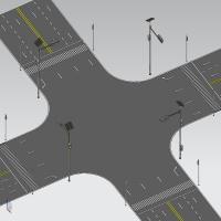 China 12M Cantilever ASTM GR65 Traffic Light Pole For Street for sale