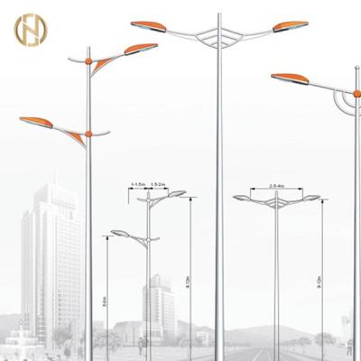 China Customized Hot Dip Galvanized 15 Meters Steel Street Light Pole for sale