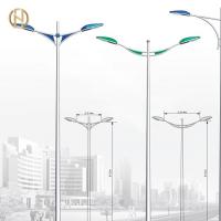 China Custom Made Outdoor Street Light Post AWS D 1.1 Welding Long Service Life for sale