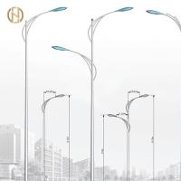 China High Precision Street Lamp Pole 6 - 12M Height With Various Design for sale